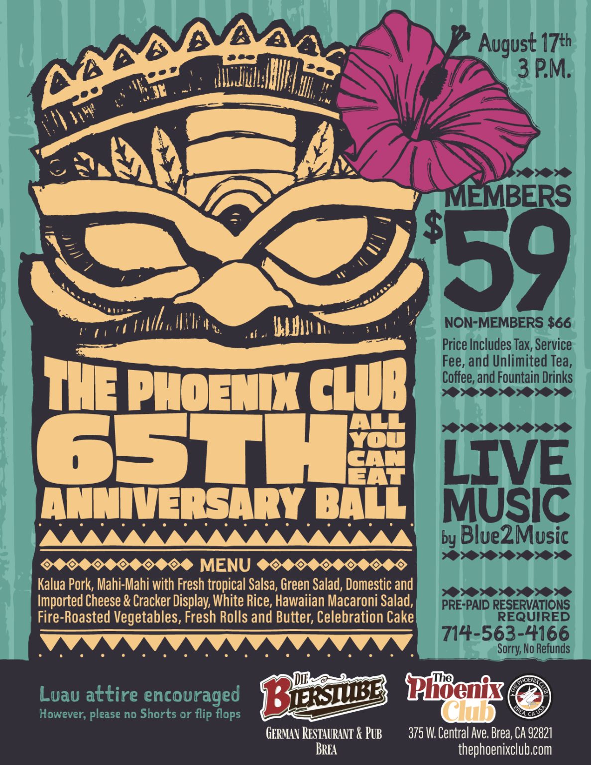 The Phoenix Club – Brea Events and Booking